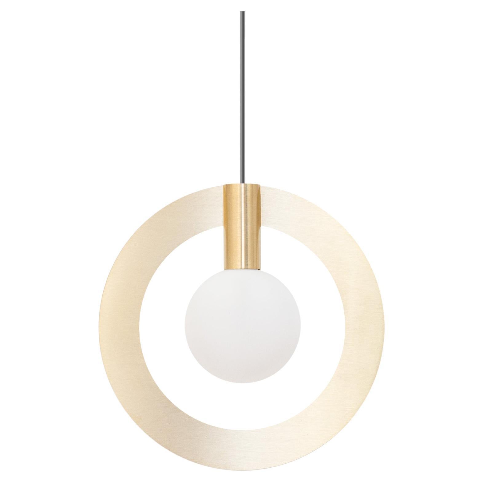 Radius, Contemporary Pendant Lamps, Brass For Sale at 1stDibs