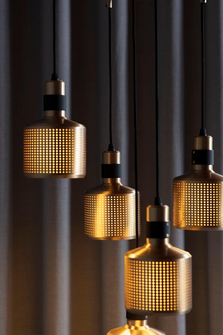 Brass Riddle Pendant by Bert Frank For Sale at 1stDibs