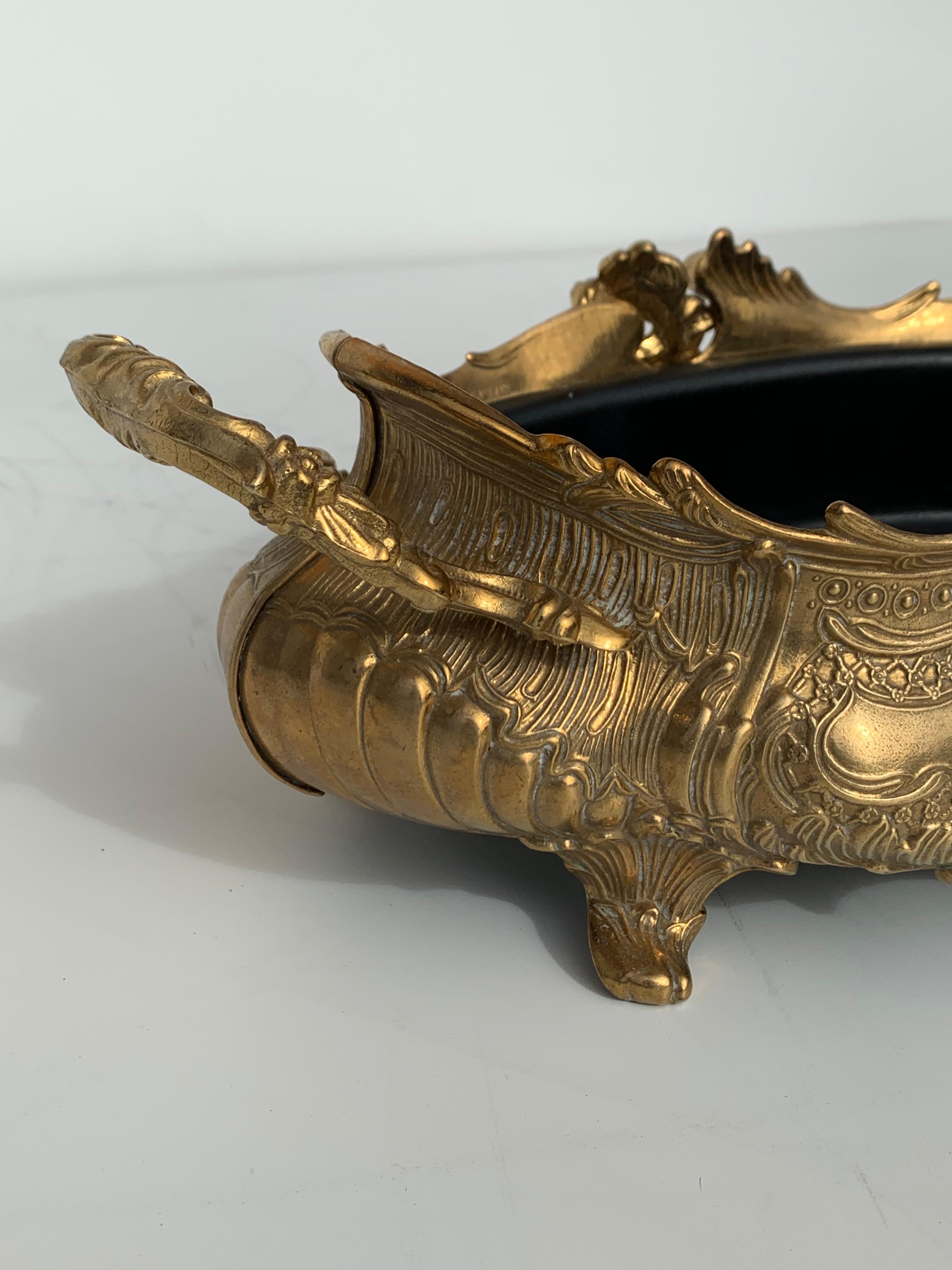 Brass Rococo Style Planter at 1stDibs