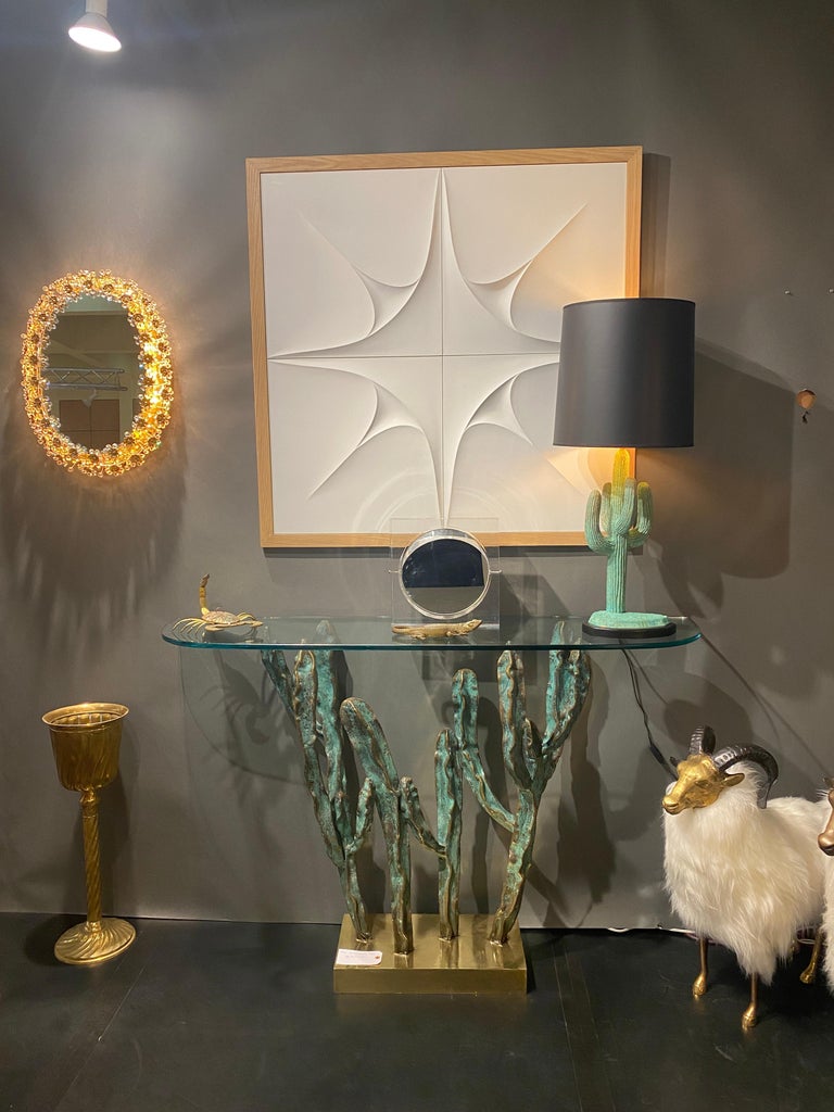 Brass Saguaro Cactus Lamp For Sale at 1stDibs | cacti lamp, cactus ...