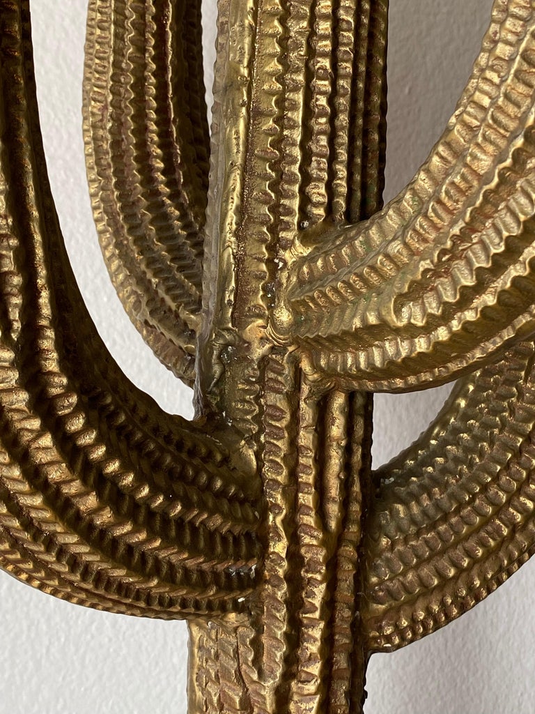 Brass Saguaro Cactus Lamp For Sale at 1stDibs