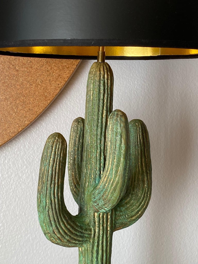 Brass Saguaro Cactus Lamp For Sale at 1stDibs | cacti lamp, cactus ...
