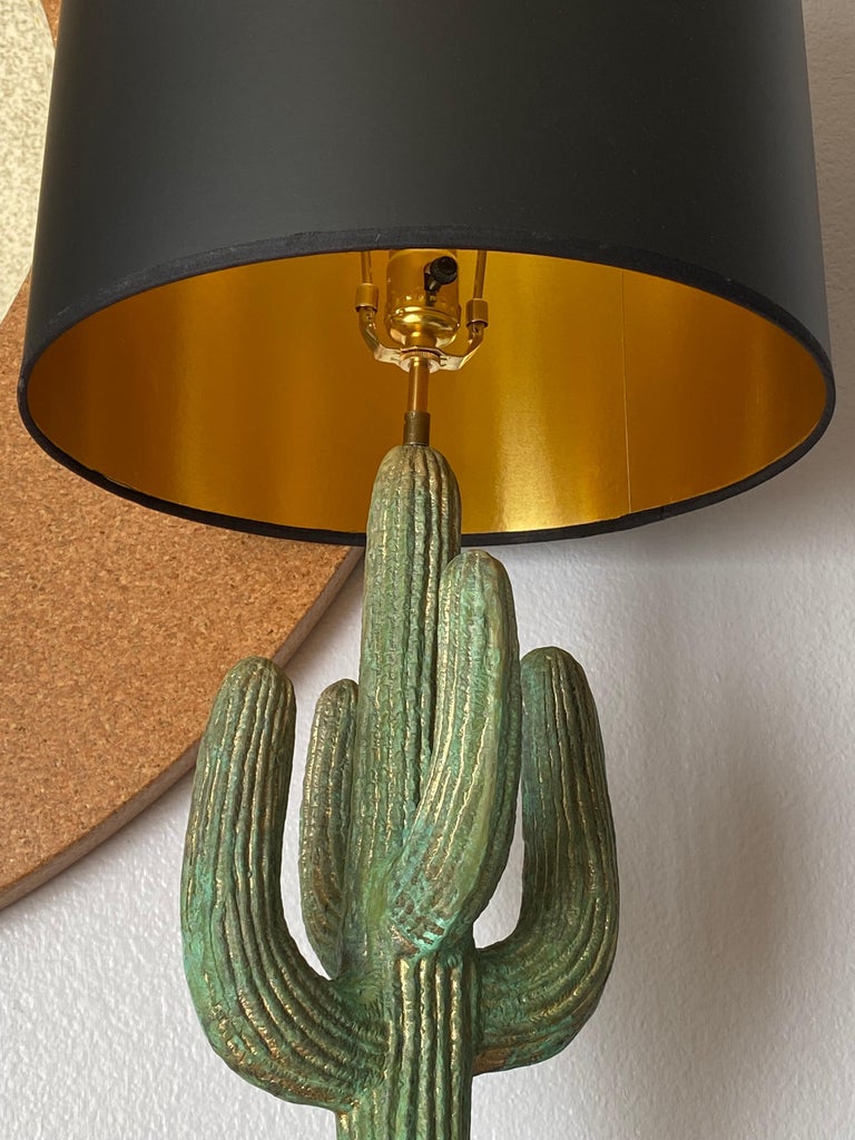 Brass Saguaro Cactus Lamp For Sale at 1stDibs | cacti lamp, cactus ...