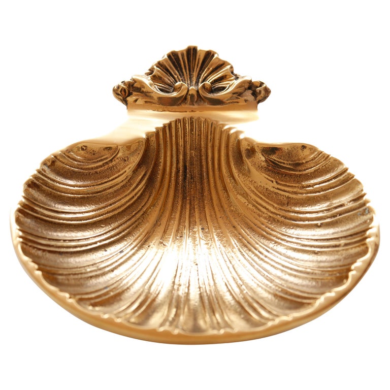 Brass Scallop Shell Soap Dish at 1stDibs