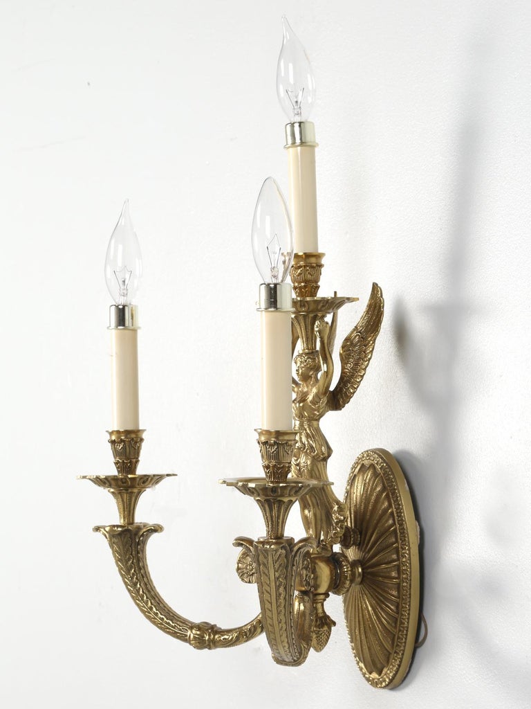Brass Sconce, Single Unit and Well Made For Sale at 1stDibs