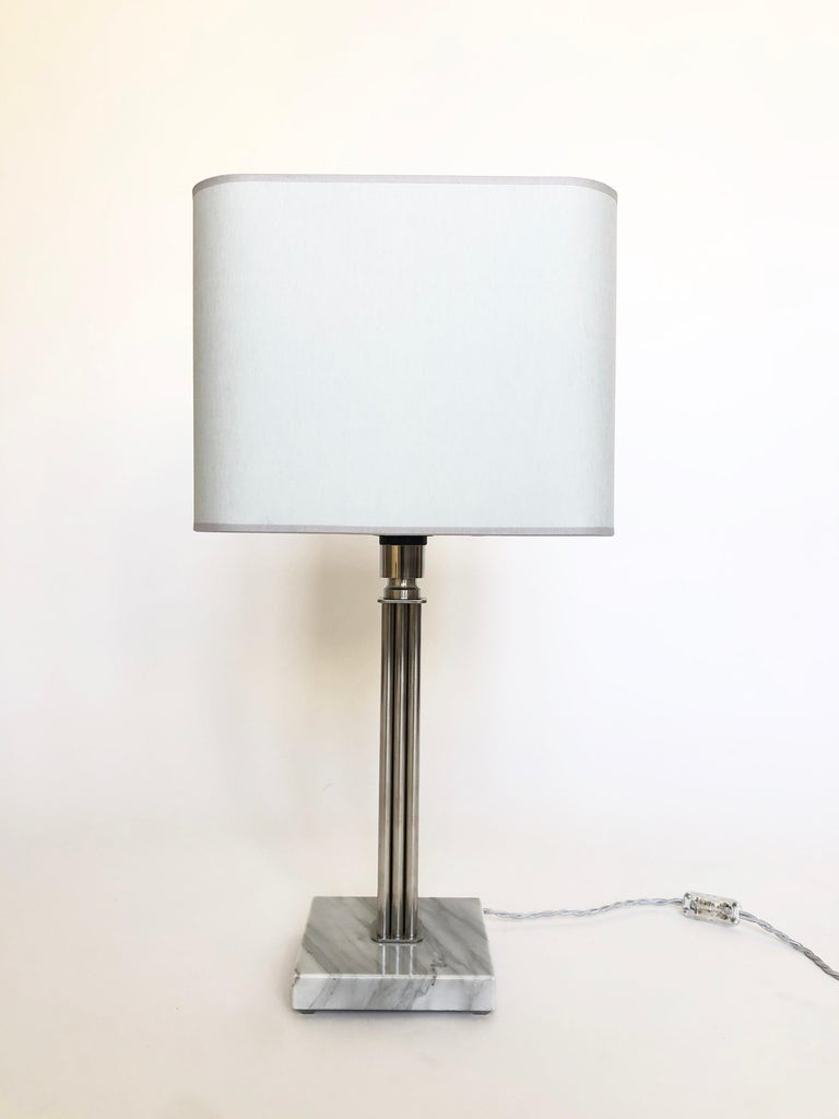 Brass Sculpted Table Lamp by Brajak Vitberg For Sale at 1stDibs