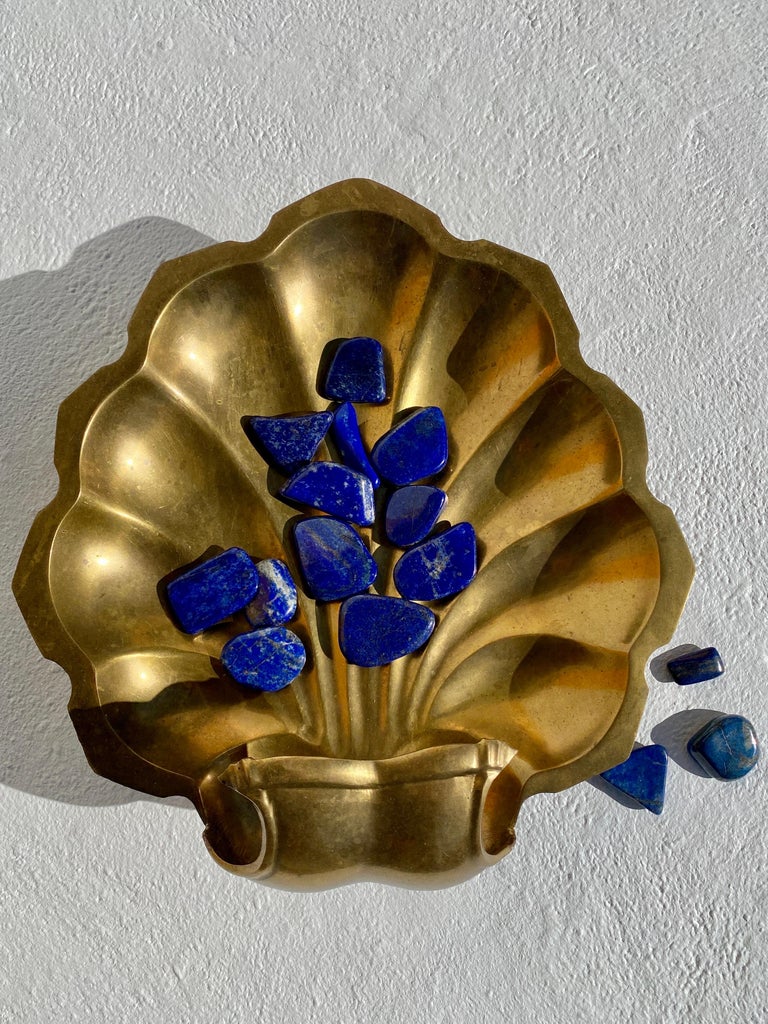 Brass Sea Shell Catch All For Sale at 1stDibs
