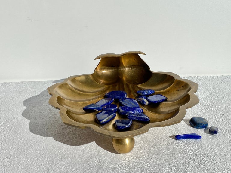 Brass Sea Shell Catch All For Sale at 1stDibs