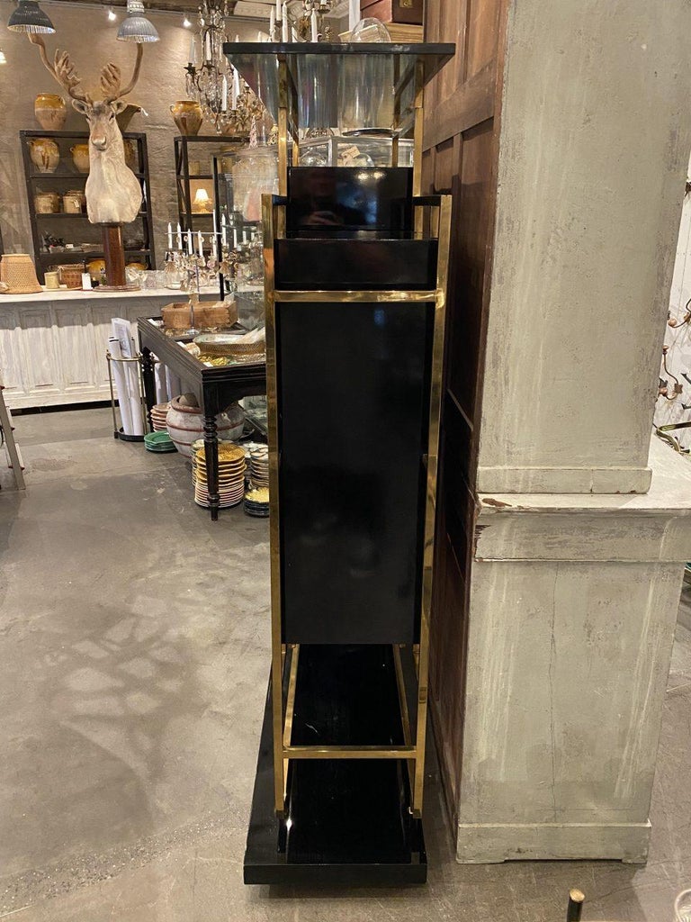 Brass Shelving / Étagère/Divider, Kim Moltzer, Late 1960s, France For ...