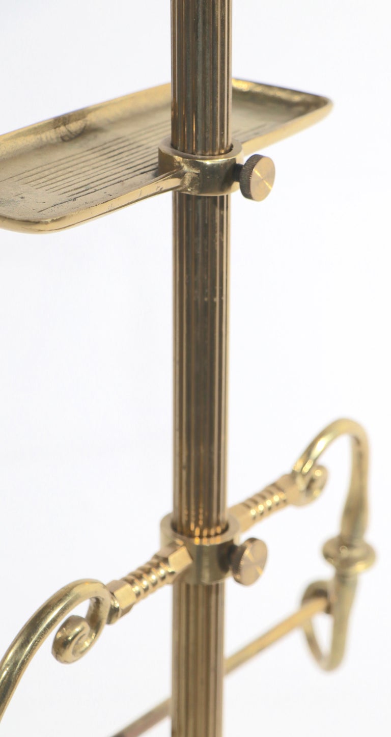 Brass Silent Butler Valet by Glo Mar Artworks Inc. N.Y. at 1stDibs