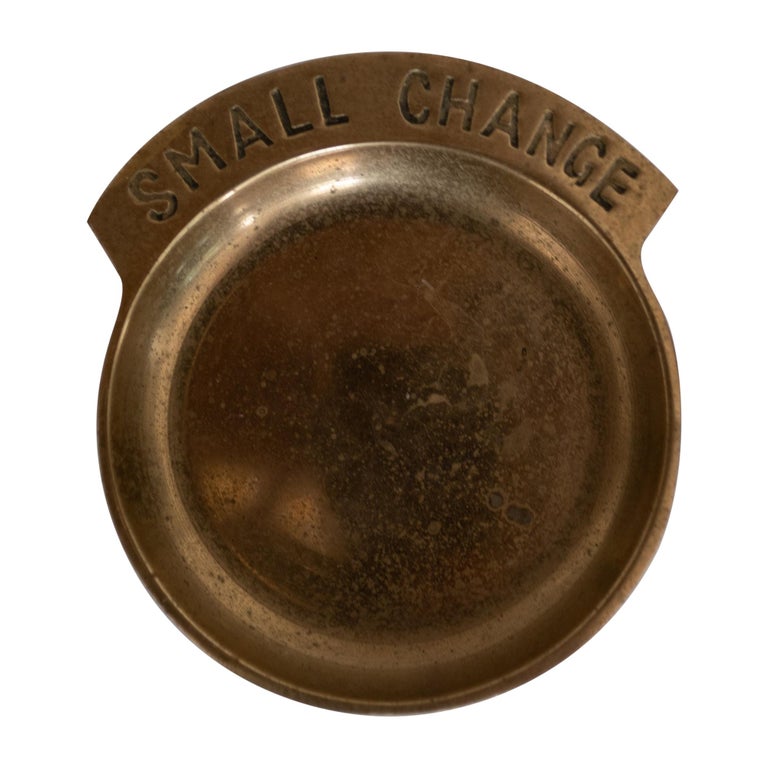 Brass Small Change Catch All, 1970s For Sale at 1stDibs