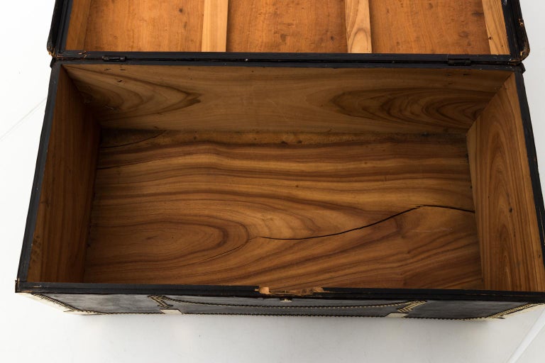 Brass Steam Ship Trunk, circa 1840 at 1stDibs