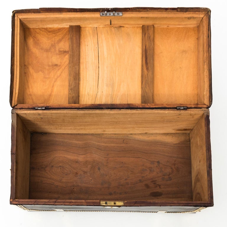 Brass Steam Ship Trunk, circa 1860 at 1stDibs