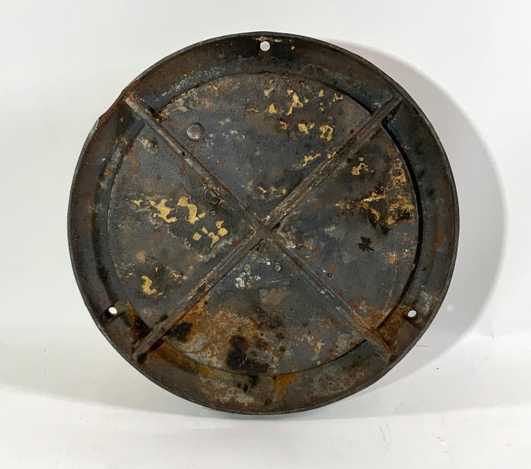 Brass Steamship Bell Mounted to an Iron Frame For Sale at 1stDibs