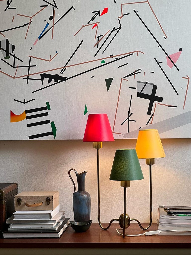 Brass Table Lamp Model 2468 by Josef Frank for Svenskt Tenn, Sweden ...