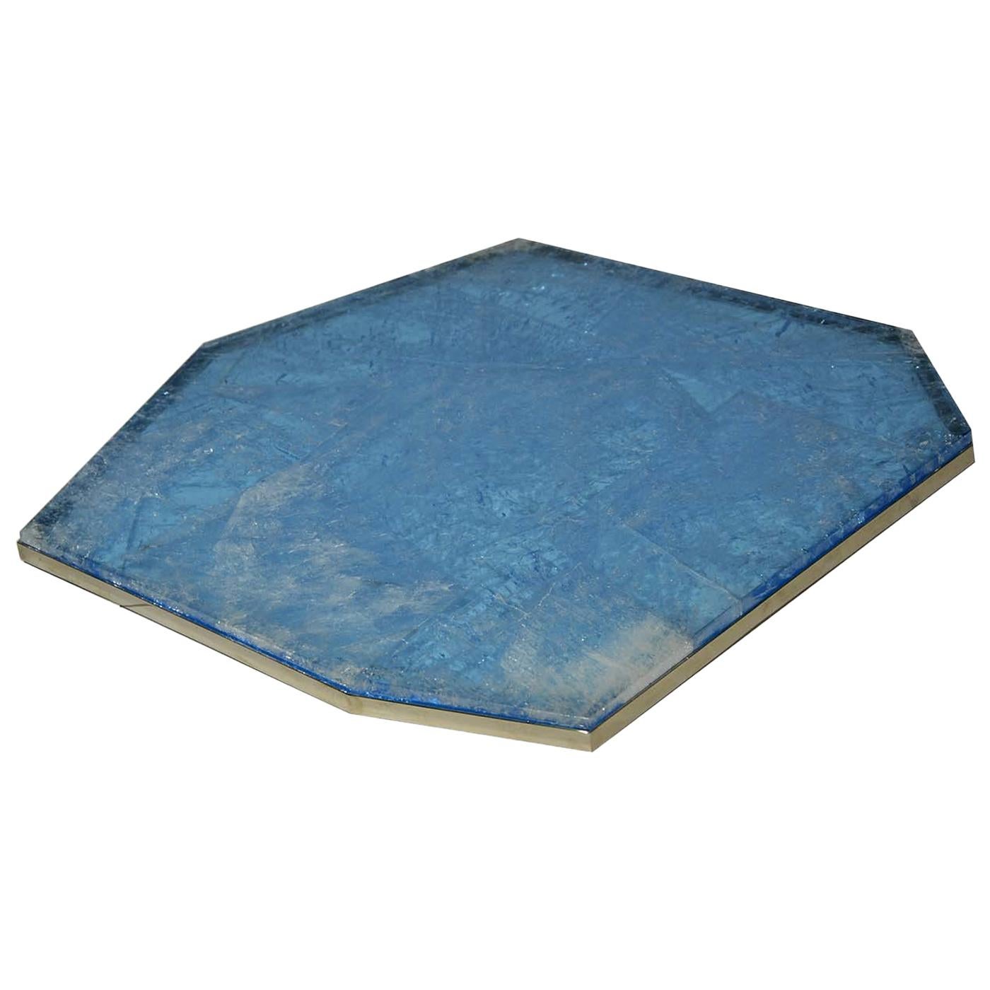 Brass Tray in Yellow Quartz For Sale at 1stDibs