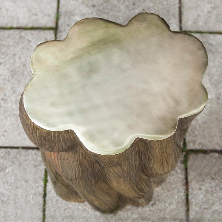 Brass Tree Stump Side Table at 1stDibs
