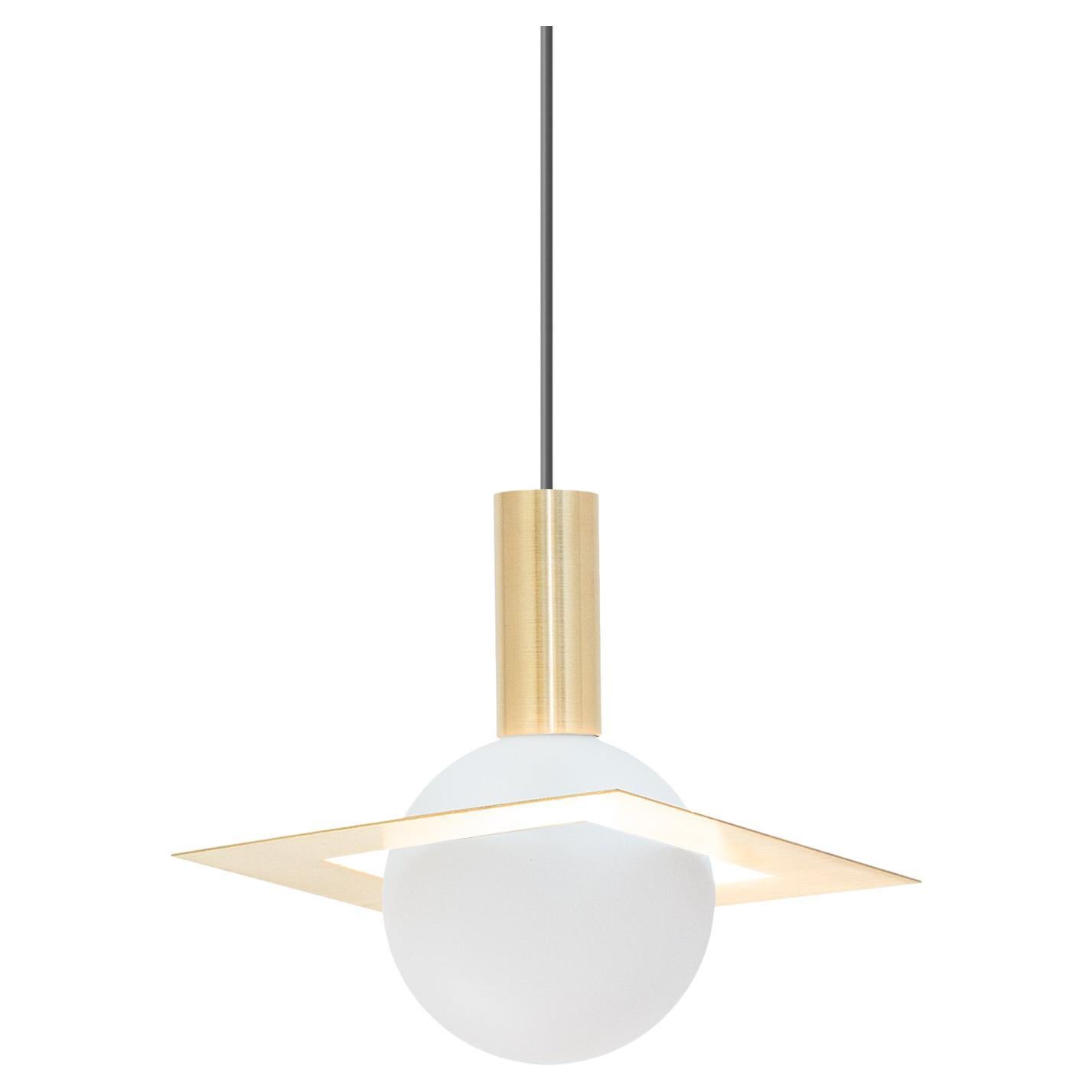 Brass Disc Small Light by Atris For Sale at 1stDibs