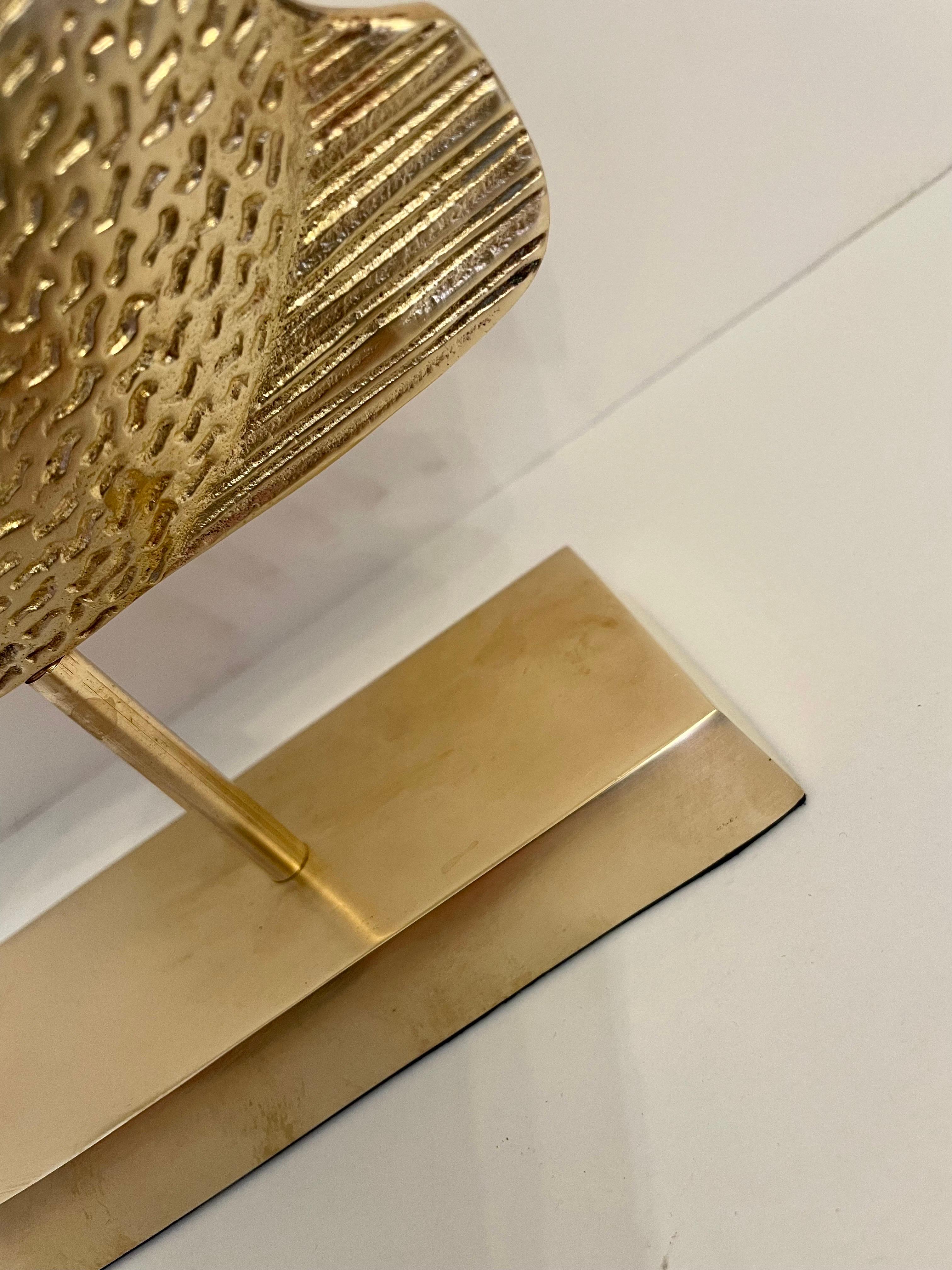 Brass Tropical Tang Fish Sculpture on Stand For Sale at 1stDibs | fish ...