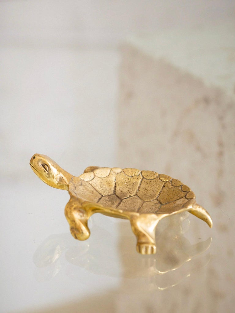 Brass Turtle Form Catchall at 1stDibs