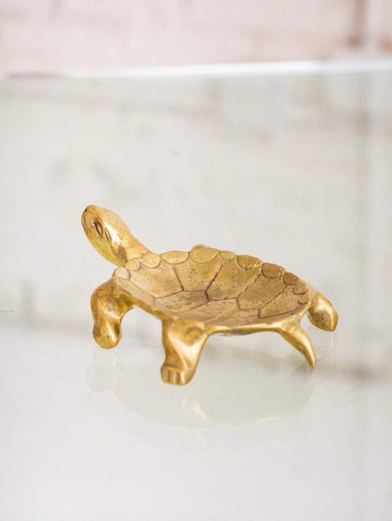 Brass Turtle Form Catchall at 1stDibs