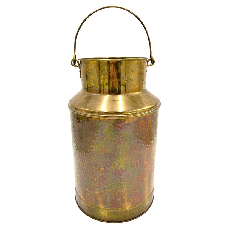 Brass Vessel with a Handle For Sale at 1stDibs
