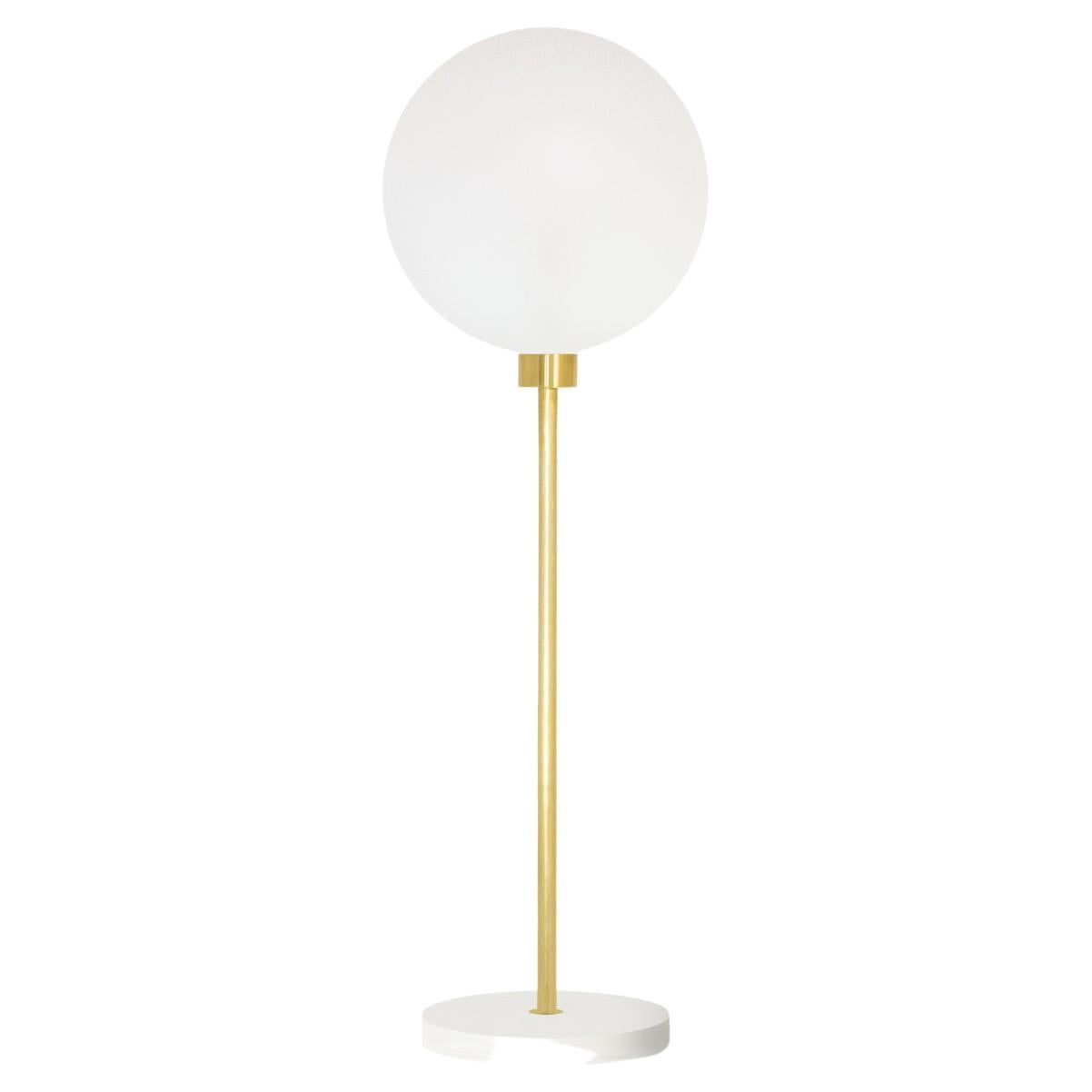 Copper/White Marble Verti Floor Light by Atris For Sale at 1stDibs