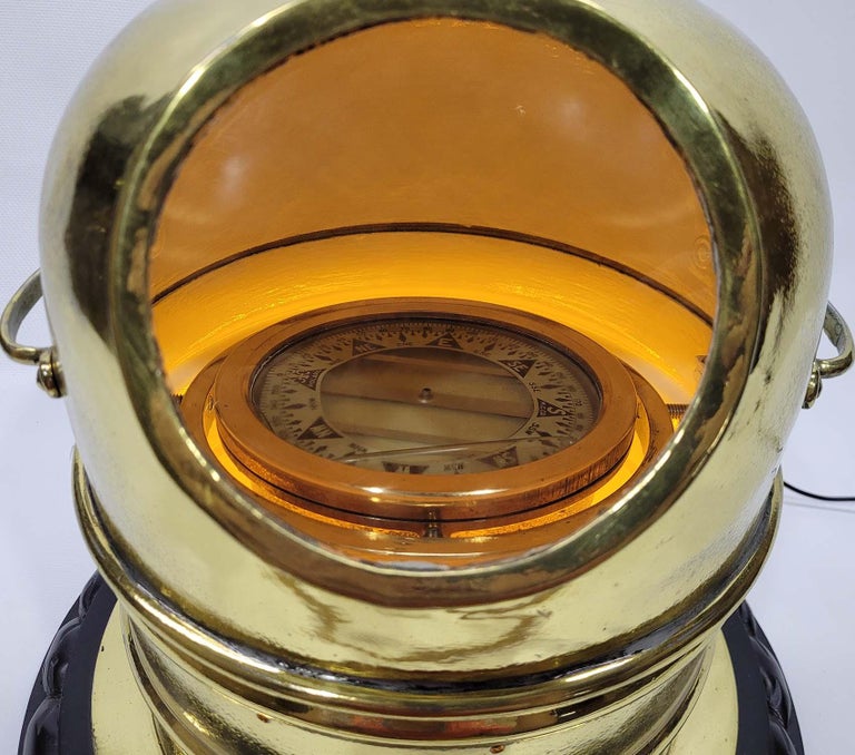 Brass Yacht Binnacle Compass For Sale at 1stDibs