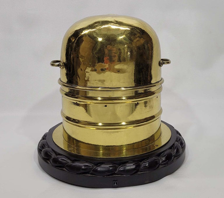 Brass Yacht Binnacle Compass For Sale at 1stDibs