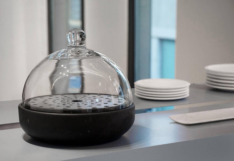 Brazier in Black Marble by Cristoforo Trapani, Italy in Stock For Sale ...