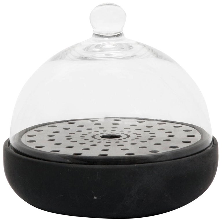 Brazier in Black Marble by Cristoforo Trapani, Italy in Stock For Sale ...