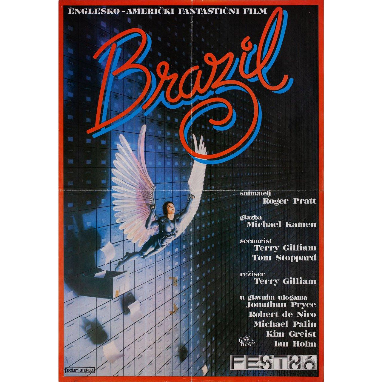 Brazil 1986 Yugoslav B2 Film Poster For Sale at 1stDibs | brazil poster ...