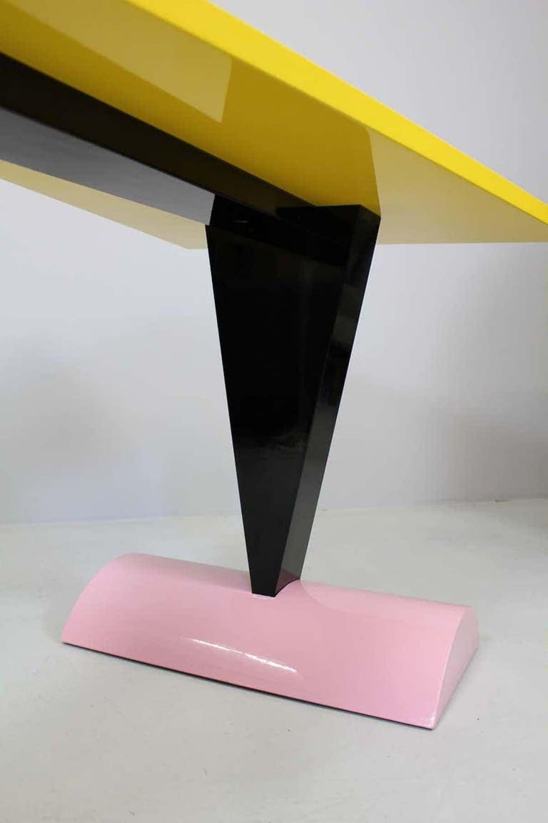 Brazil" Desk by Peter Shire for Memphis Milano at 1stDibs