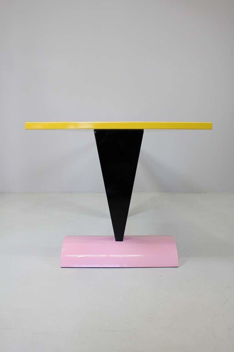 Brazil" Desk by Peter Shire for Memphis Milano For Sale at 1stDibs