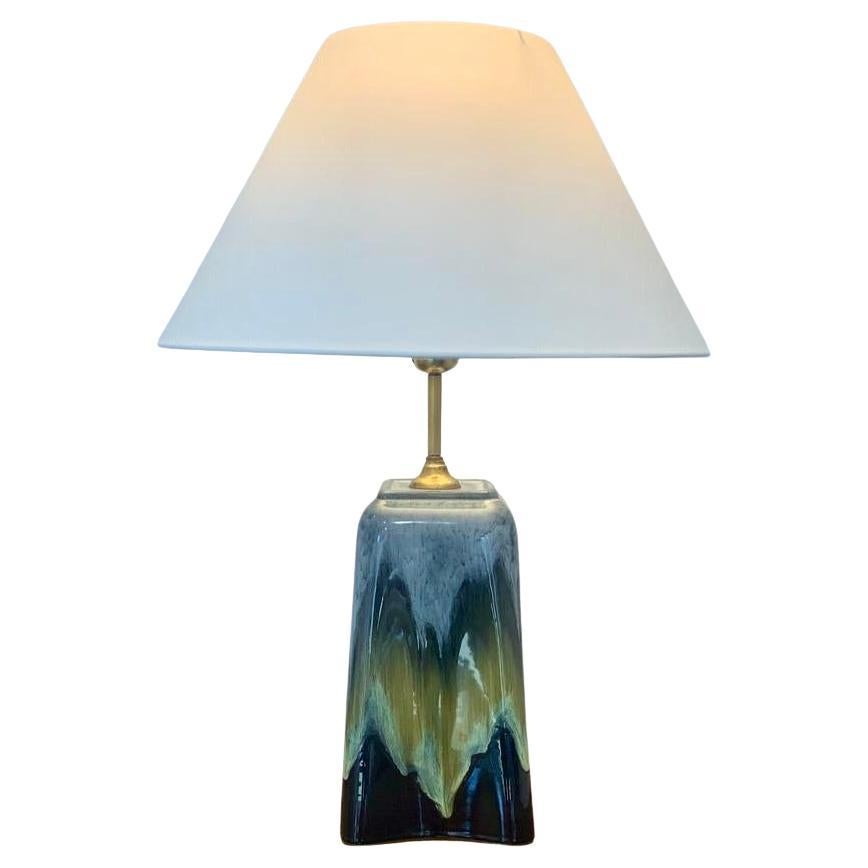 Brazilian ceramics. Table lamp, c. 1950. Polychrome ceramics For Sale ...