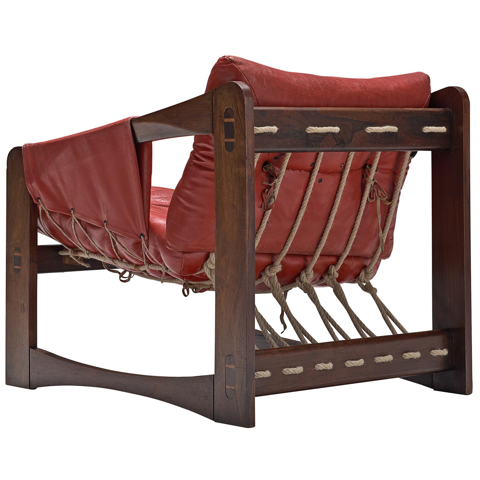 Brazilian Lounge Chair by Liceu de Artes e Oficios For Sale at 1stDibs