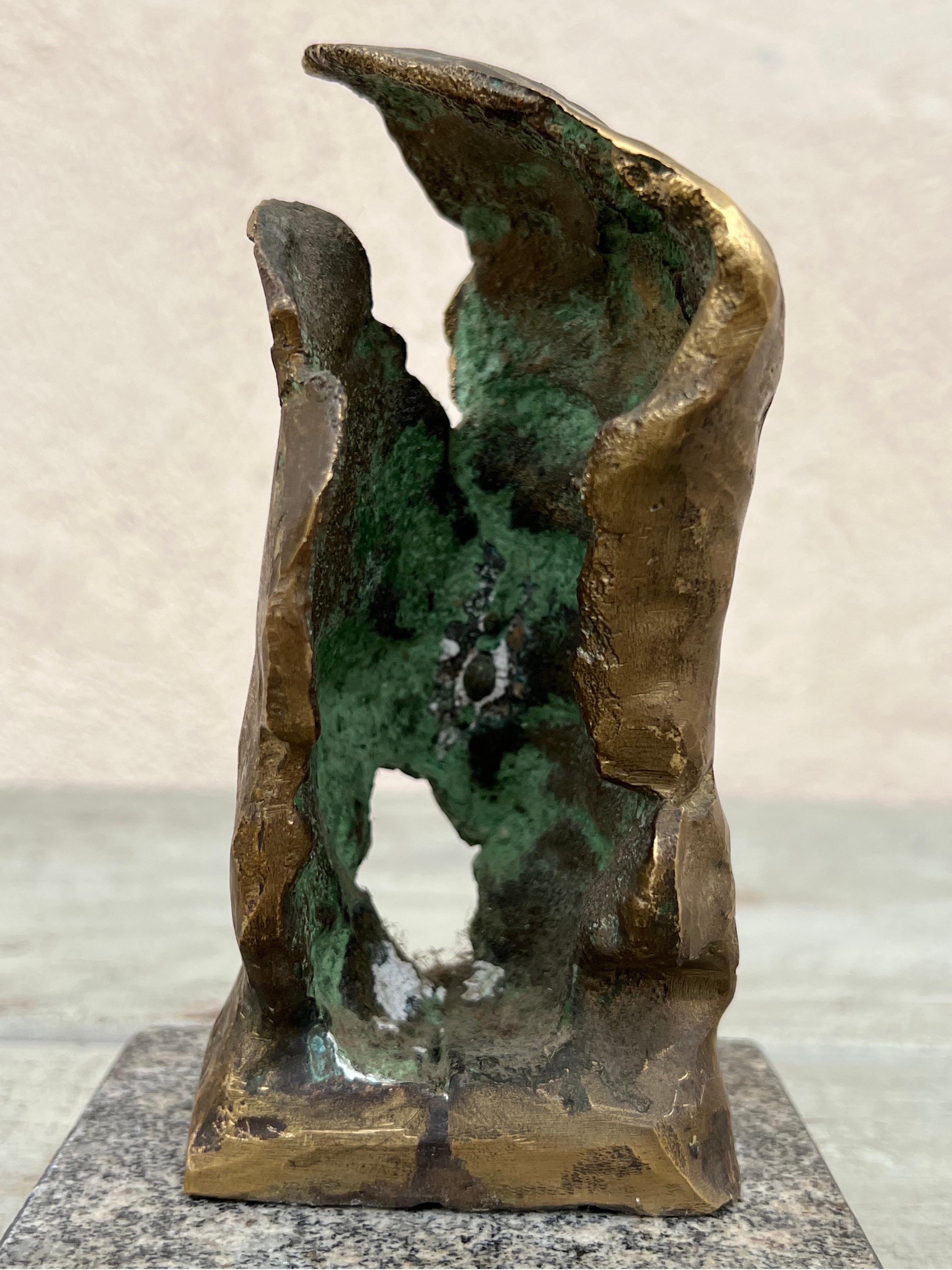 Brazilian Mid-Century Modern Abstract Bronze Sculpture, 1960s For Sale ...