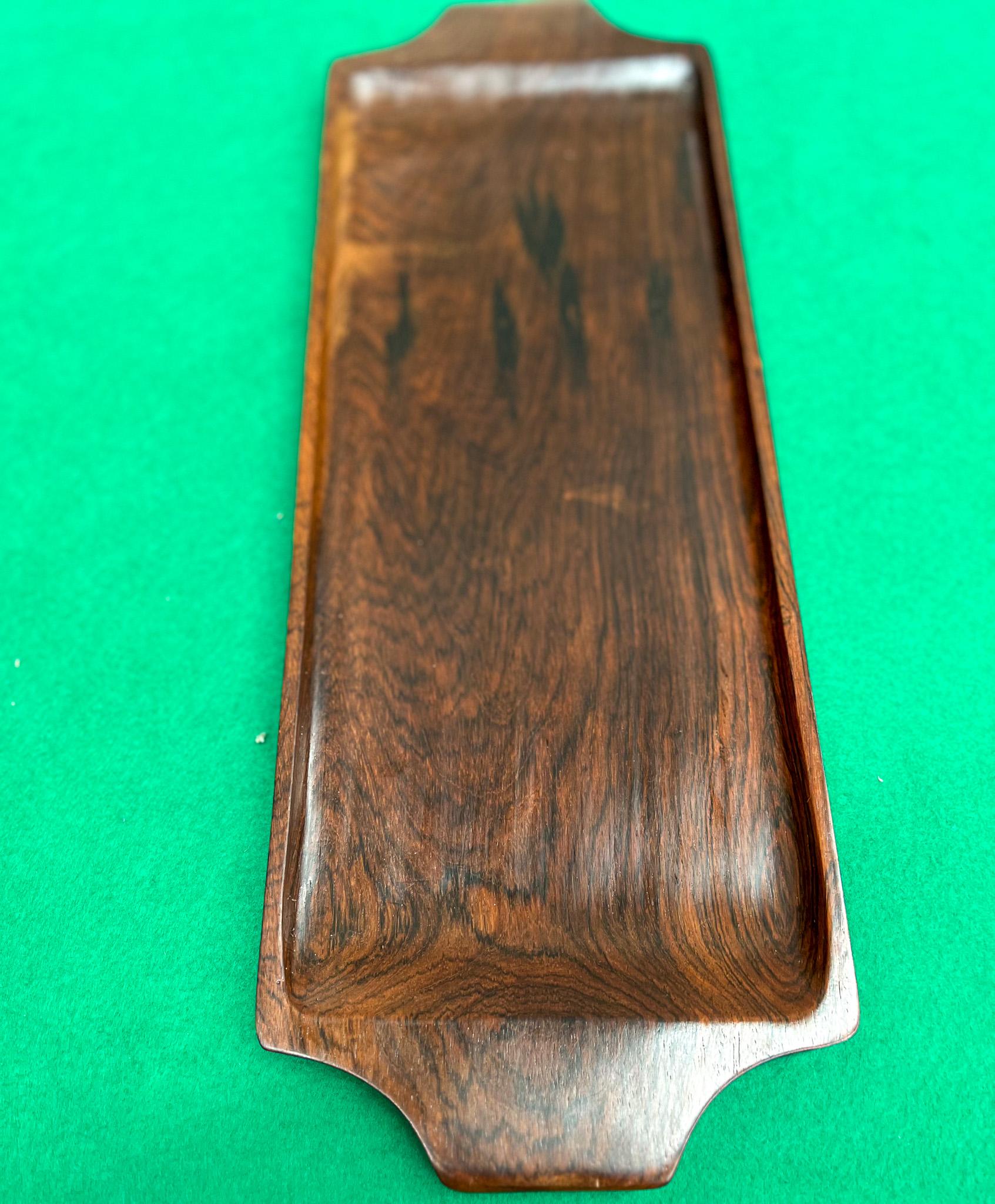 Brazilian Mid-Century Modern Serving Platter in Brazilian Rosewood For ...
