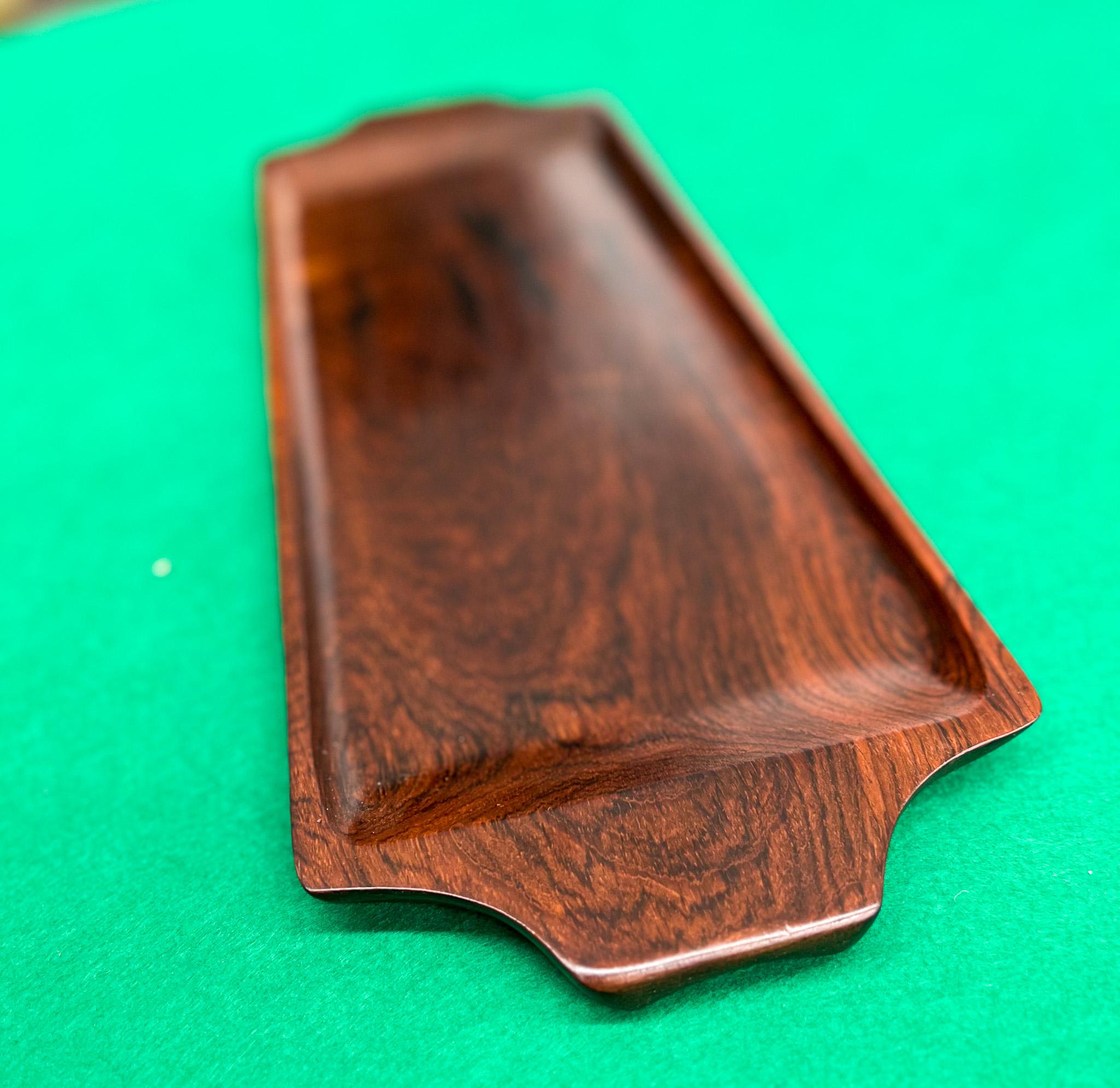 Brazilian Mid-Century Modern Serving Platter in Brazilian Rosewood For ...