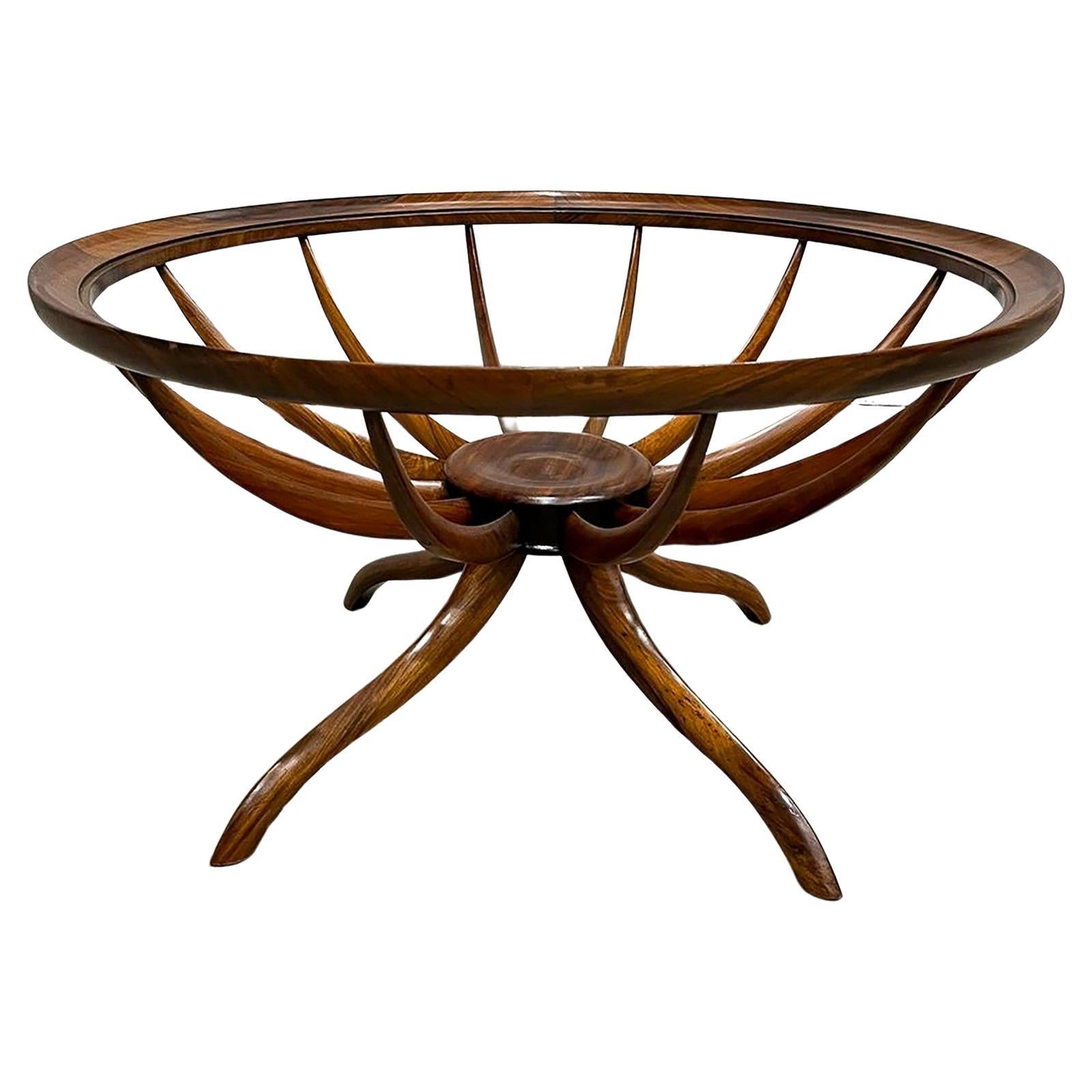 Brazilian Modern Coffee Table in Hardwood by Giuseppe Scapinelli ...