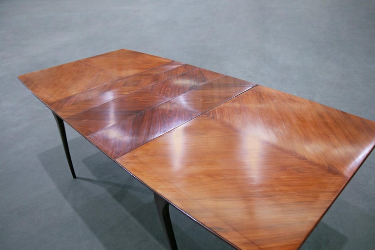 Brazilian Modern Dining Table in Caviuna Hardwood, 1960s, Brazil For ...