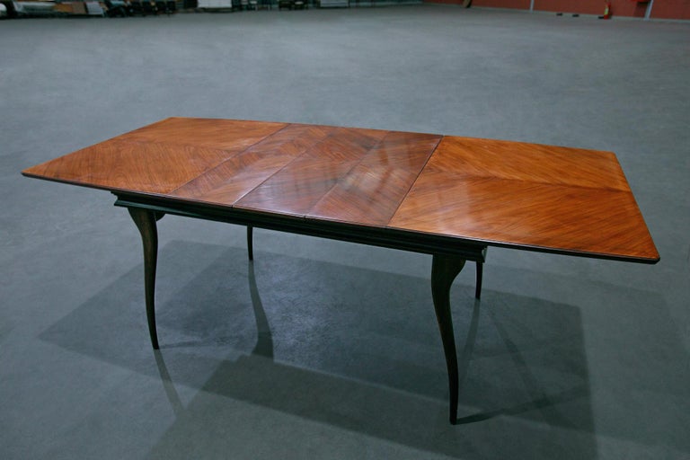 Brazilian Modern Dining Table in Caviuna Hardwood, 1960s, Brazil For ...