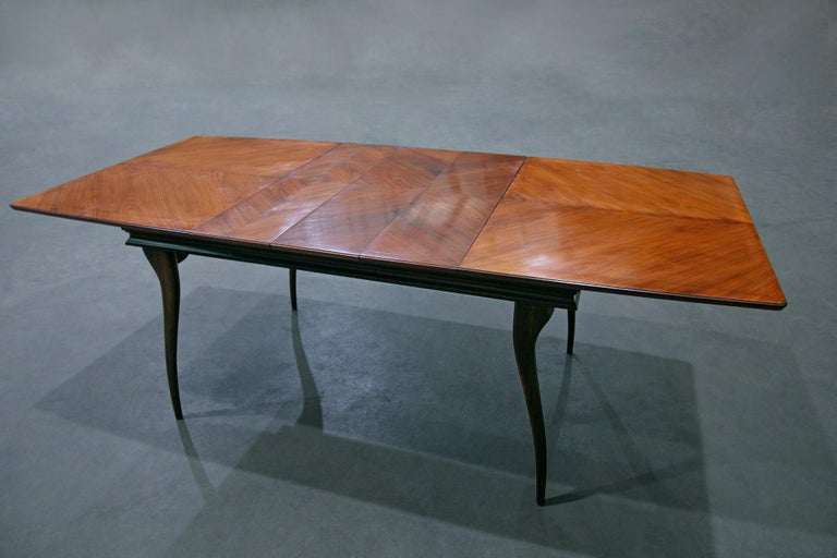 Brazilian Modern Dining Table in Caviuna Hardwood, 1960s, Brazil For ...