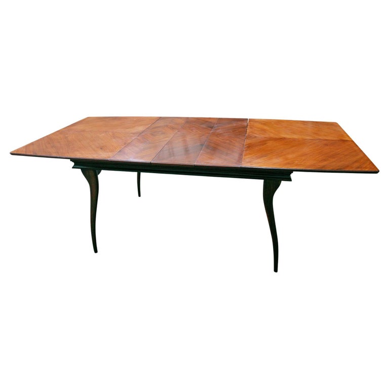 Brazilian Modern Dining Table in Caviuna Hardwood, 1960s, Brazil For ...