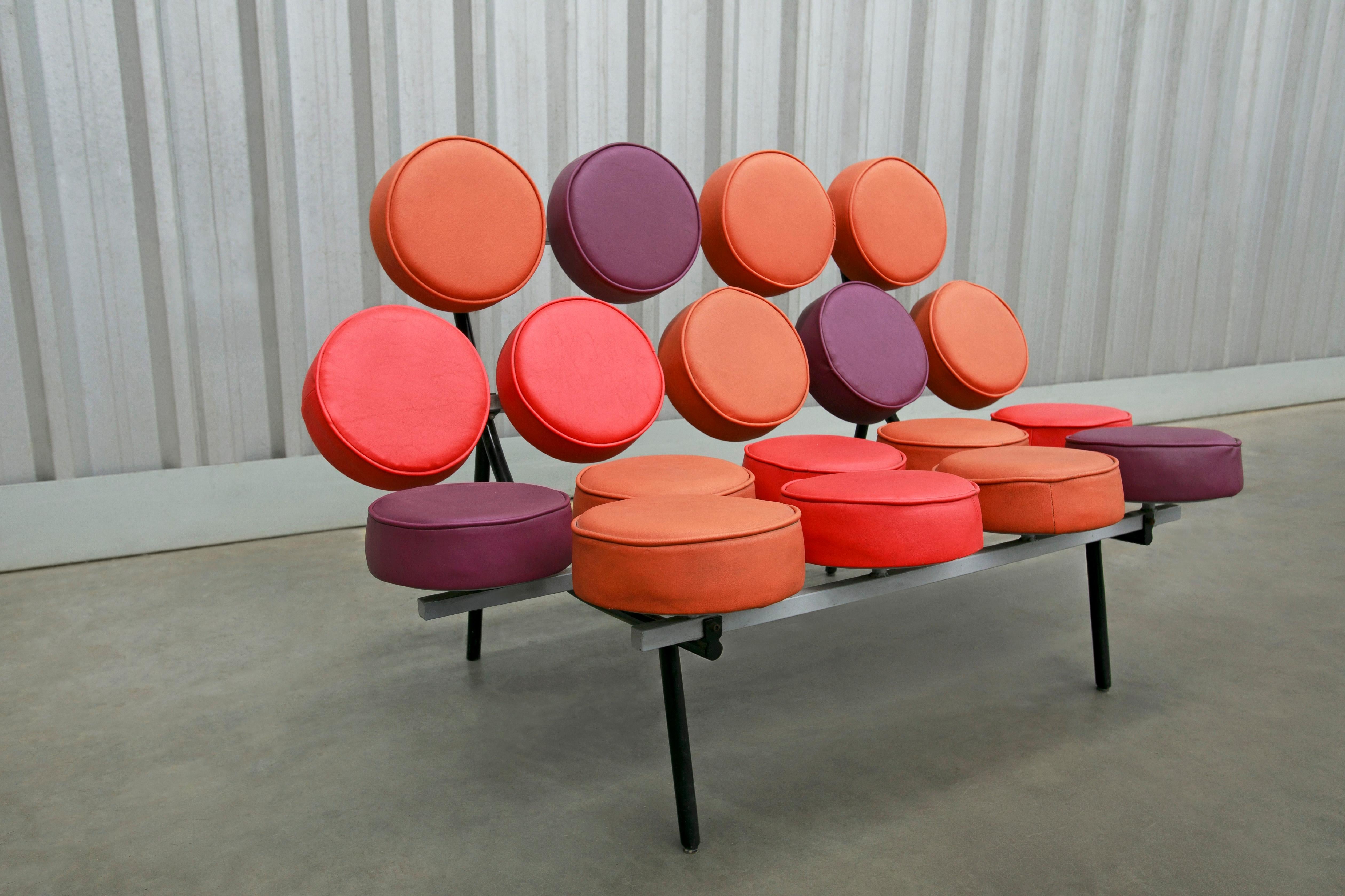 Brazilian Modern Marshmallow” Sofa by George Nelson, 1956 For Sale at ...