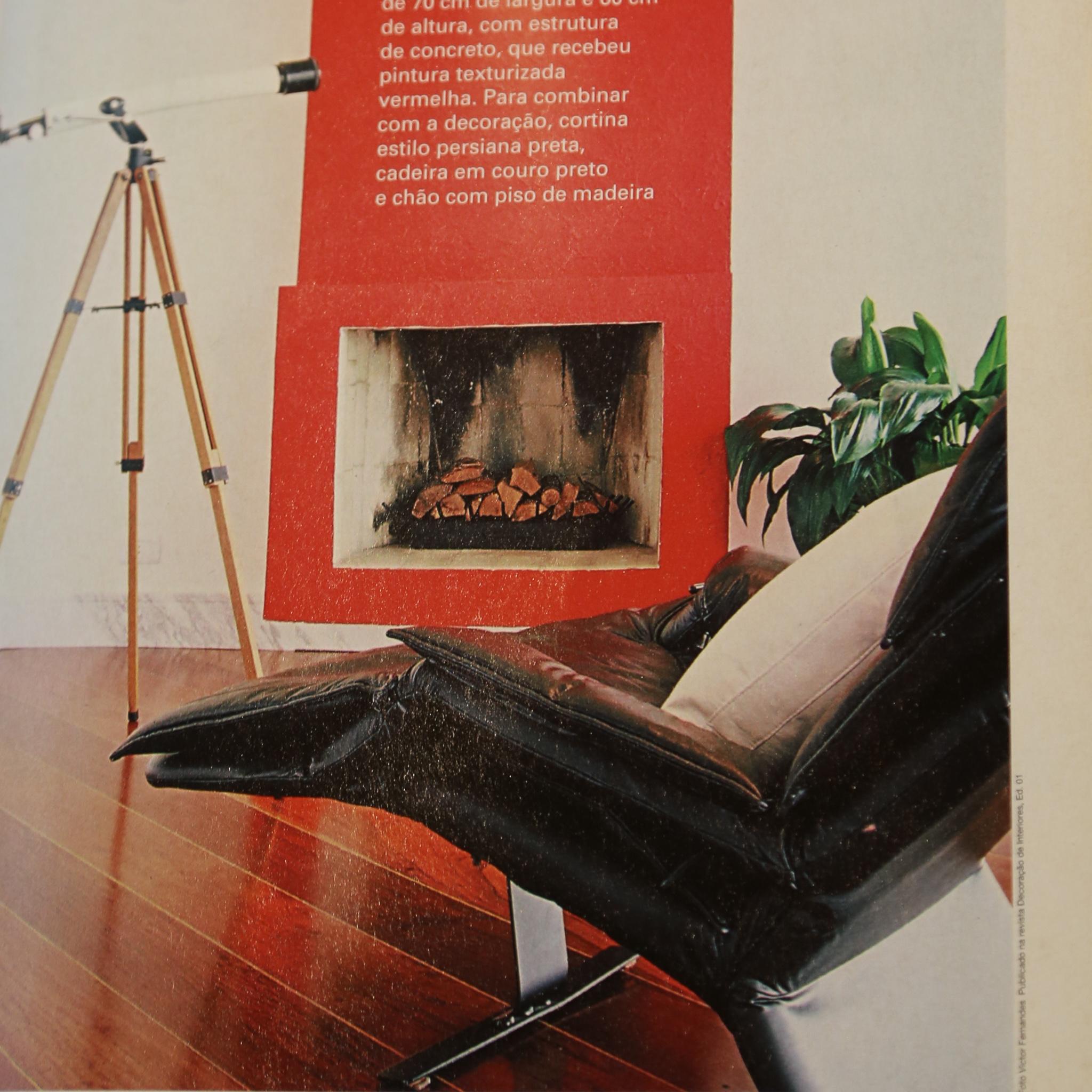 Brazilian Modern "Pony" Reclining Chair in Leather by Percival Lafer ...
