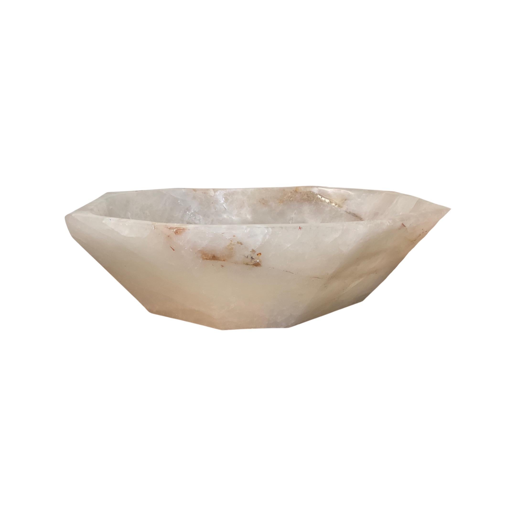 Brazilian Rock Crystal Sink Bowl For Sale at 1stDibs