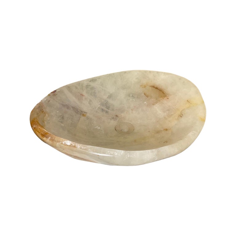 Brazilian Rock Crystal Sink Bowl For Sale at 1stDibs