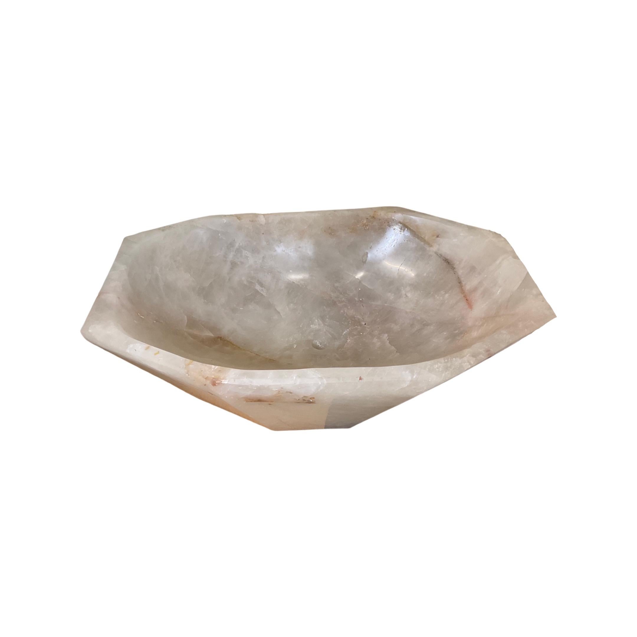 Brazilian Rock Crystal Sink Bowl For Sale at 1stDibs