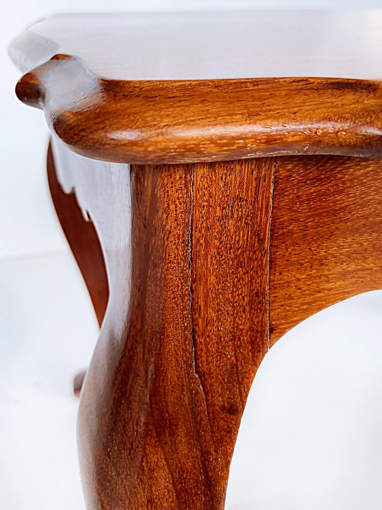 Brazilian Rosewood Chippendale Style Mid-century Side Table Beautifully ...
